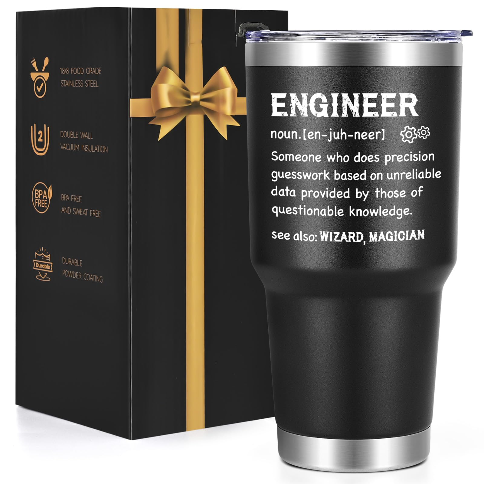 Amazon.com | Lifecapido Engineer Gifts - Engineer Defination Someone ...