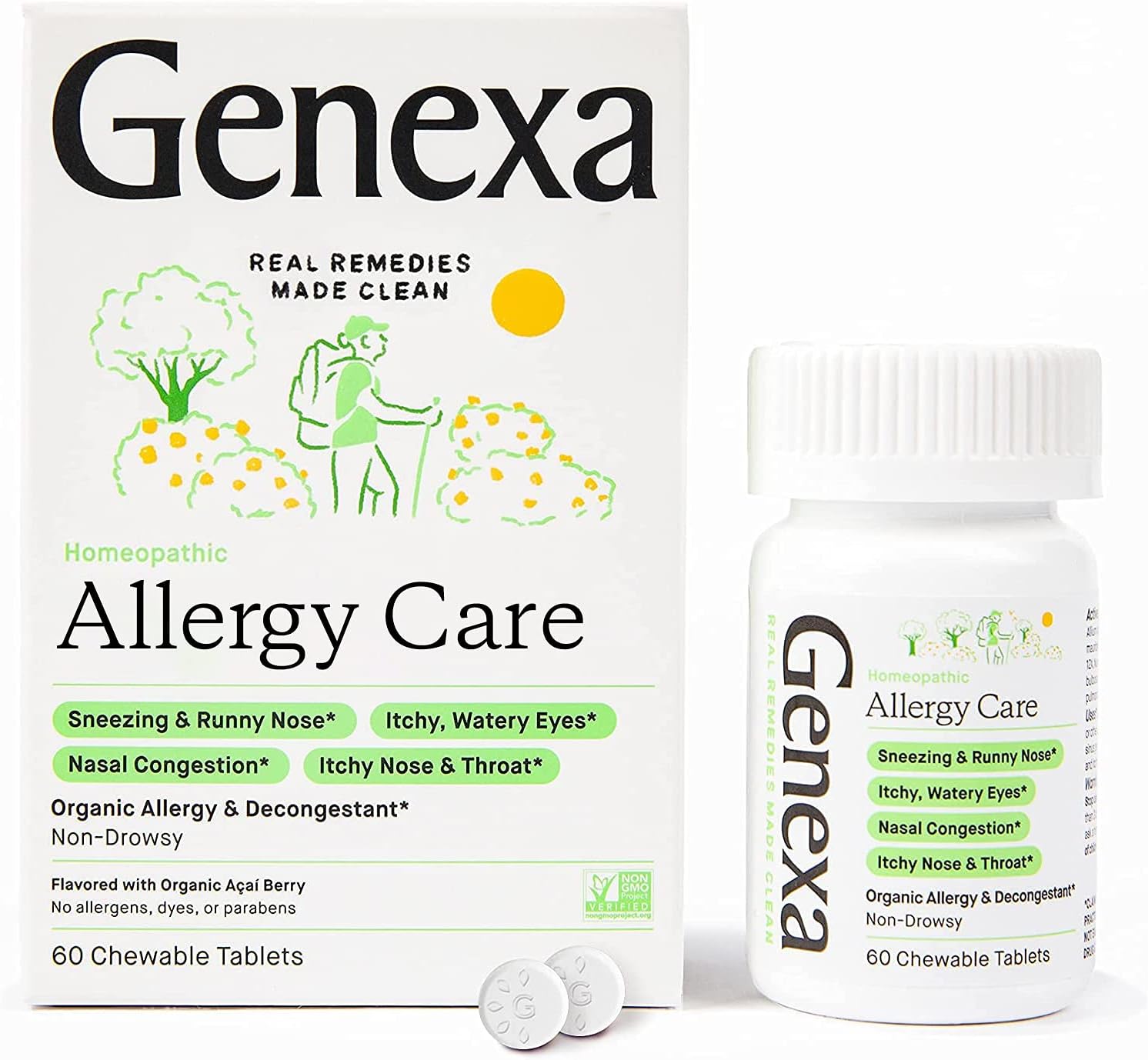 Amazon.com: Genexa Allergy Care - 60 Tablets - Multi-Symptom Allergy ...
