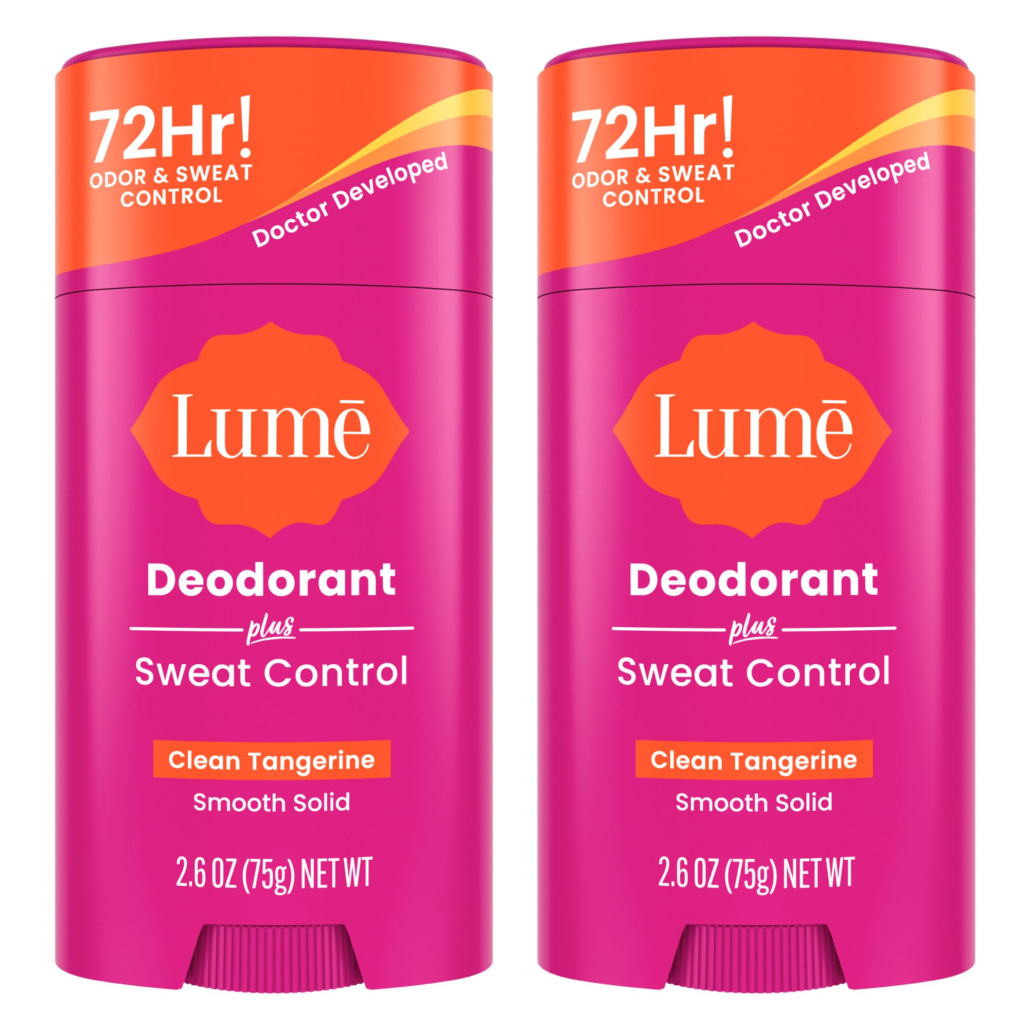 Amazon.com : Lume Deodorant Plus Sweat Control - Smooth Solid Stick ...