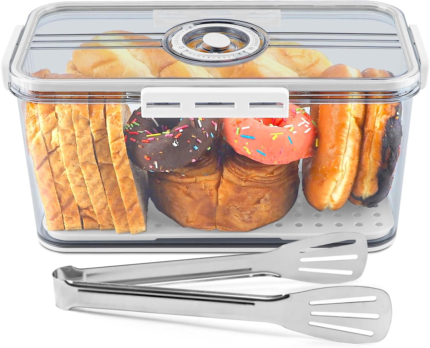 Amazon.com: Bread Box for Kitchen Countertop, Homemade Bread Storage ...