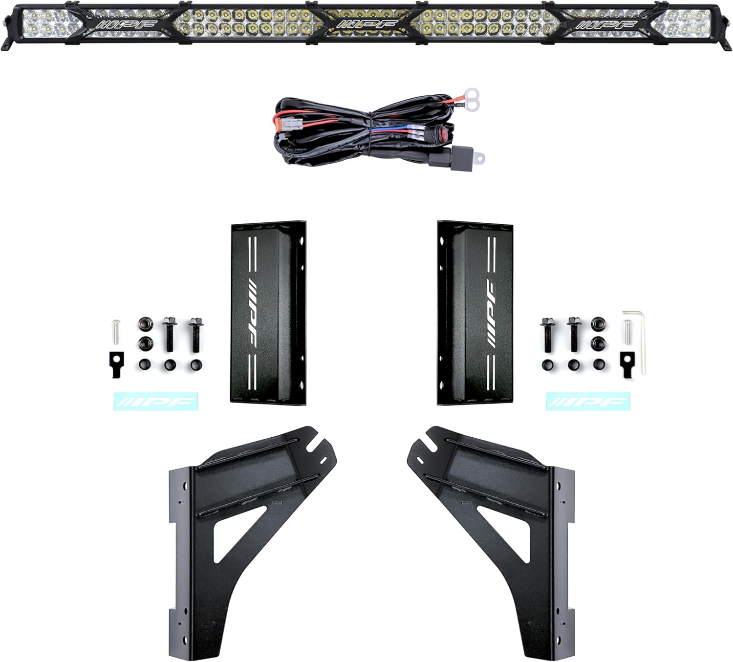 Amazon.co.jp: IPF Fog Lamp Work Light LED Light Bar 50 Inch Double ...