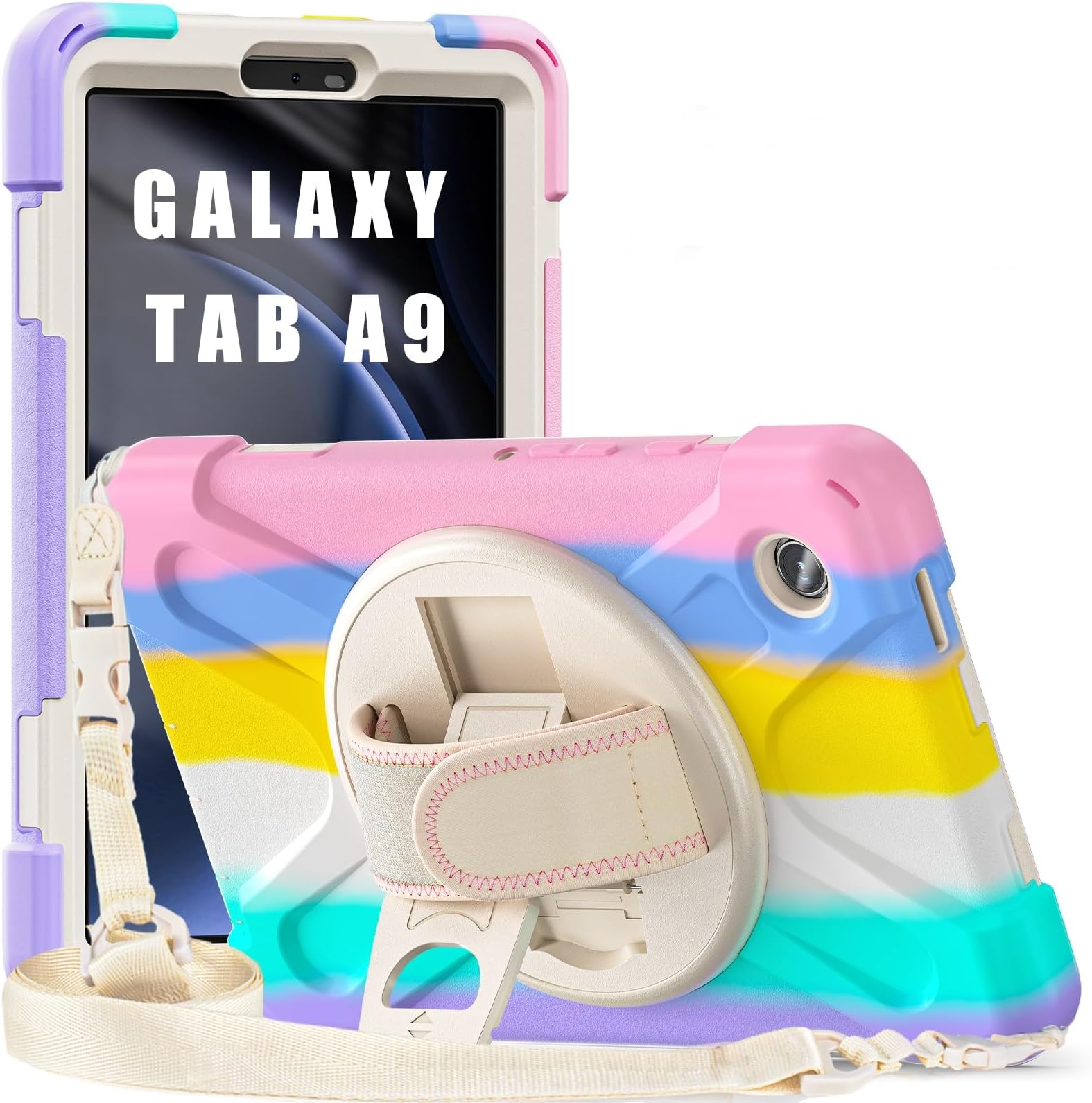 ProElite Cover for Samsung Galaxy Tab A9 8.7 inch Case Cover, Rugged 3 ...