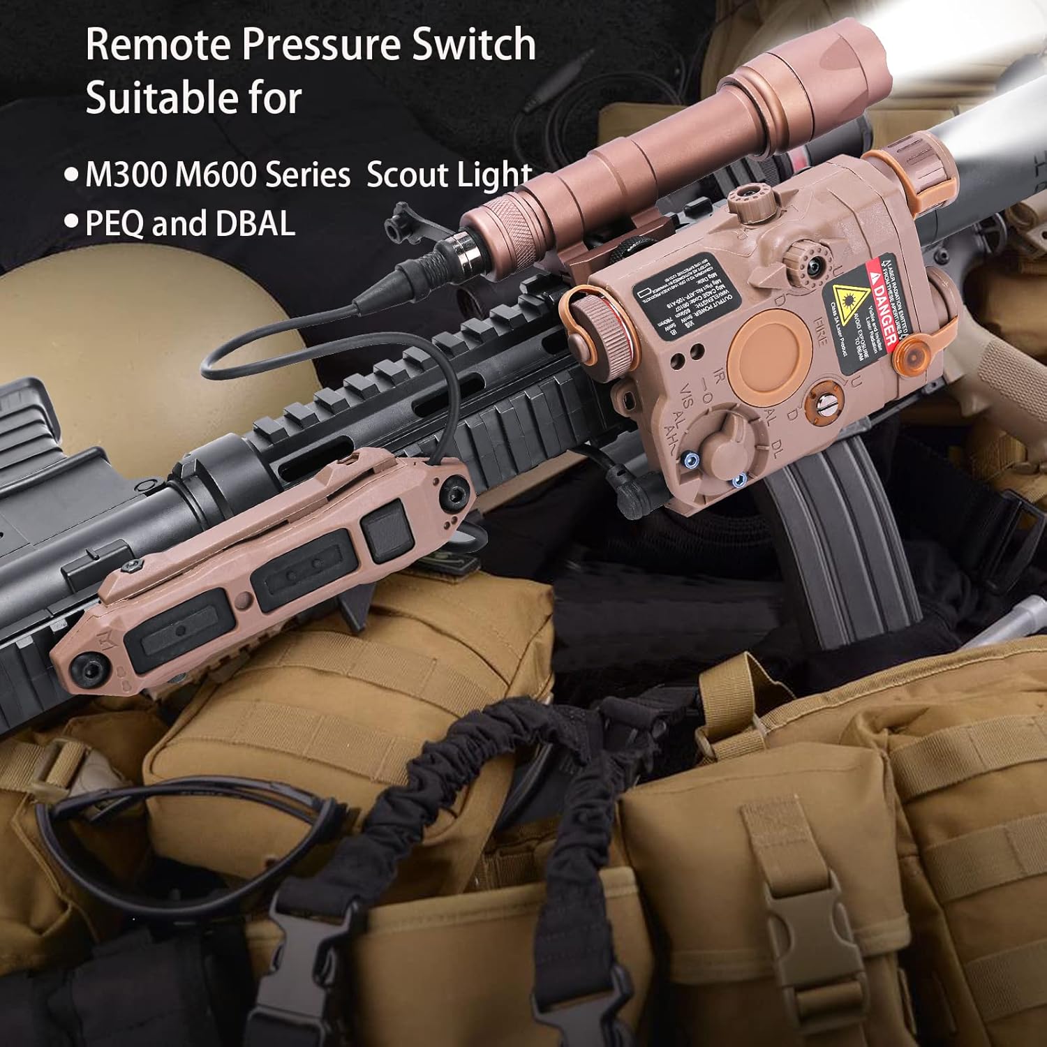 Buy Fineonly Upgrade Dual Remote Pressure Switch Tactical Augmented ...