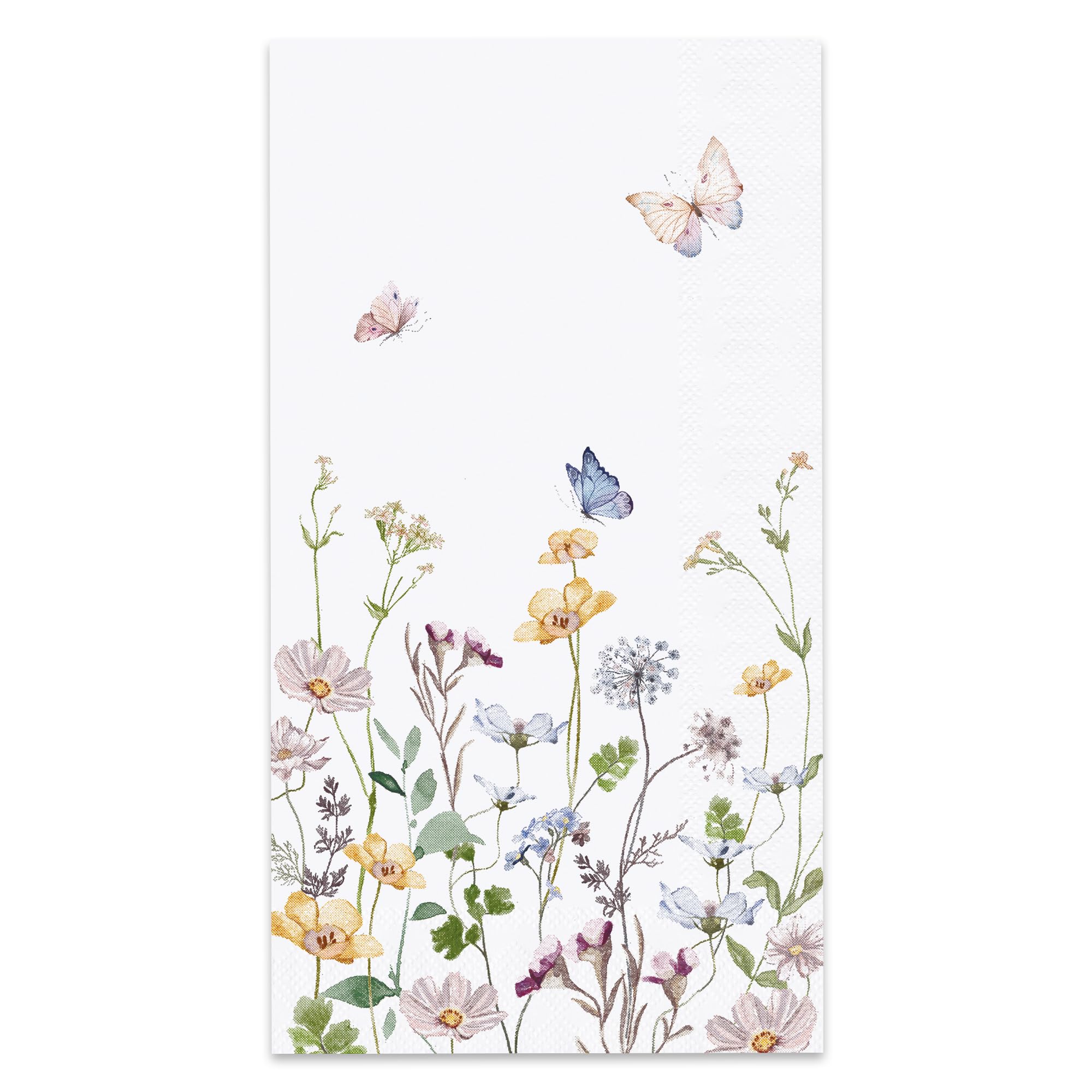 Amazon.com: 100 Pack Floral Napkins Disposable Decorative 3 Ply ...