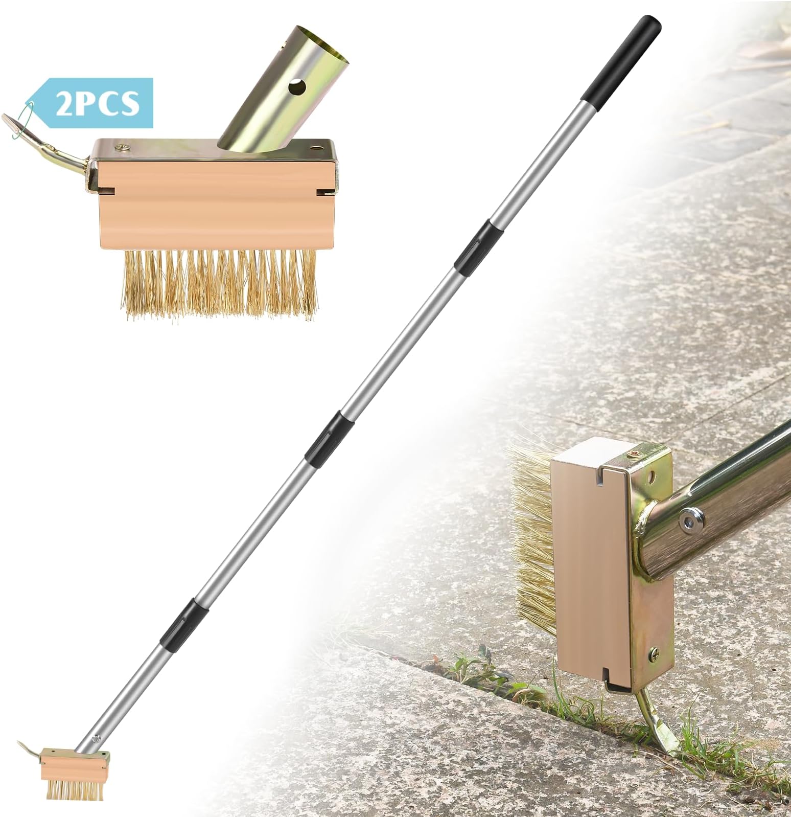 Amazon.com : MUDEREK Paver Weeding Puller Tool with 2 Weed Remover ...