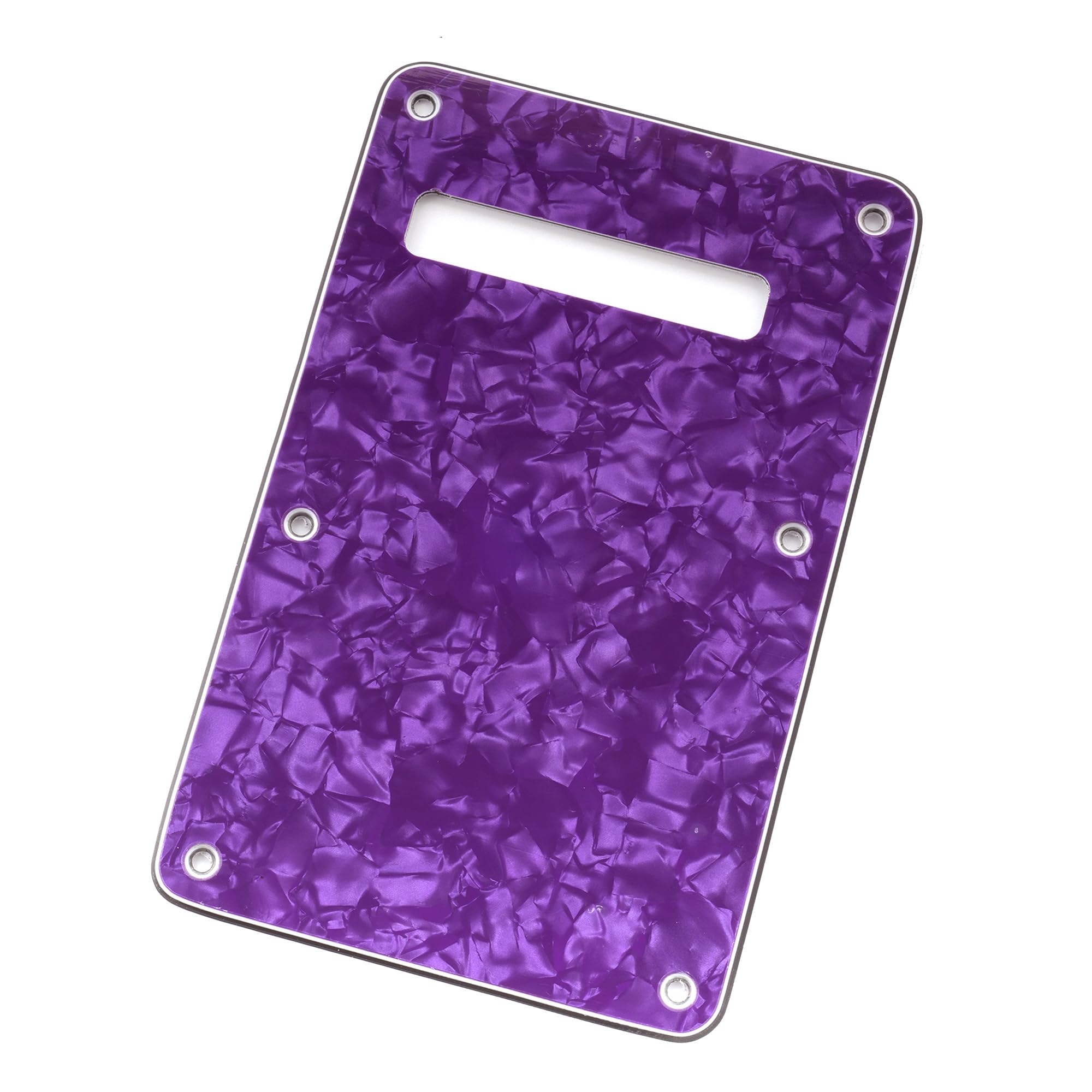 Snapklik.com : Musiclily 6 Hole Strat Back Plate Tremolo Cavity Cover ...
