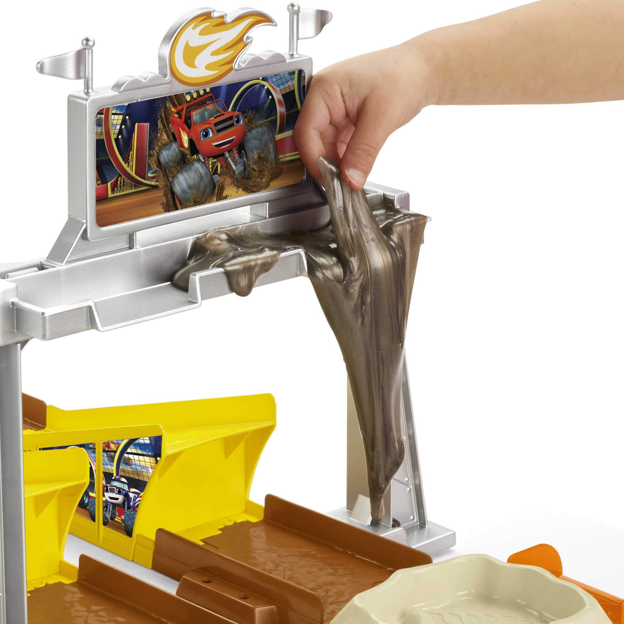 Fisher-Price Blaze and the Monster Machines Mud Pit Race Track, vehicle ...