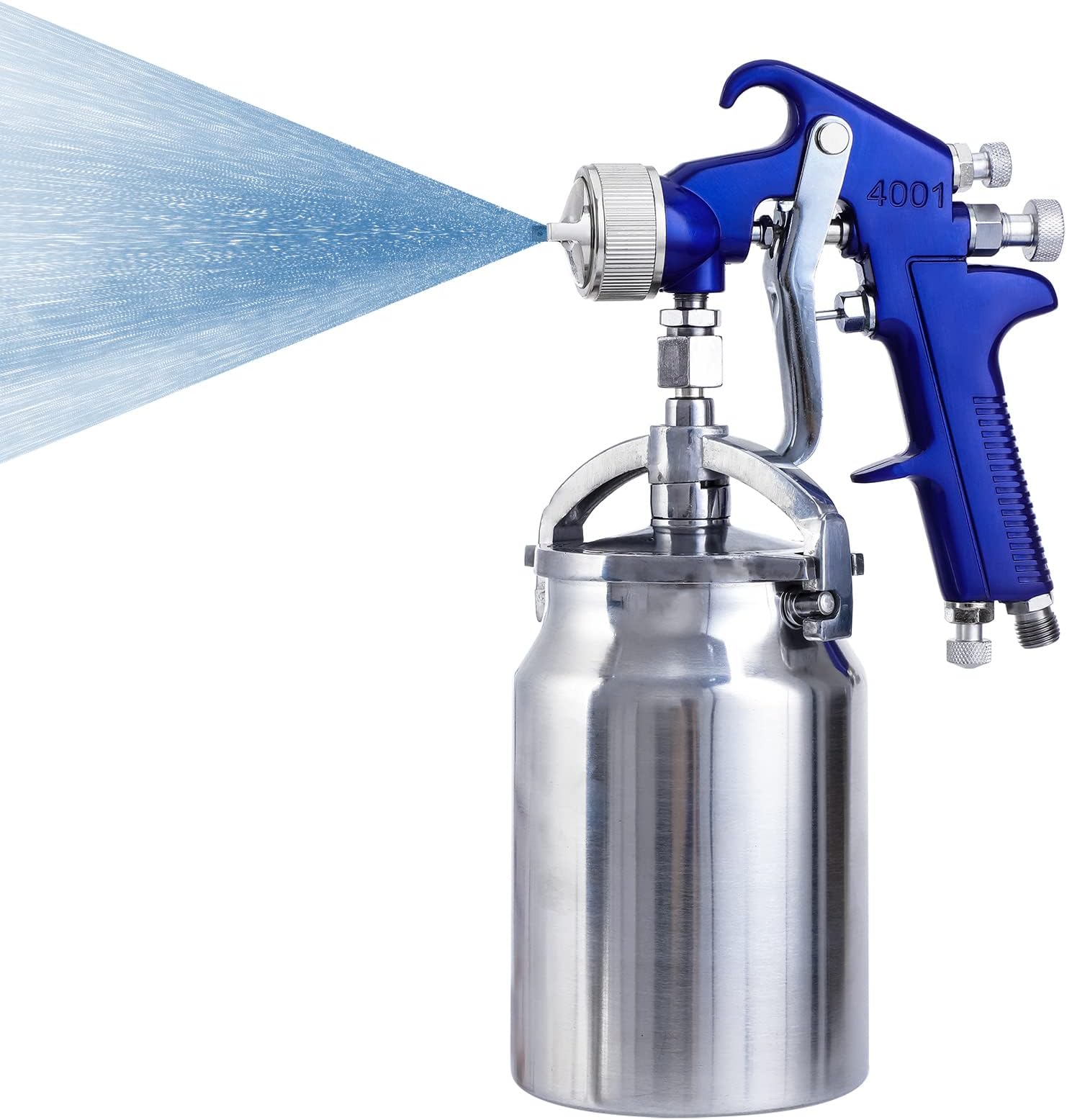 221274 Suction Type Paint Spray Gun Car Body Truck Furniture Repair 1 ...