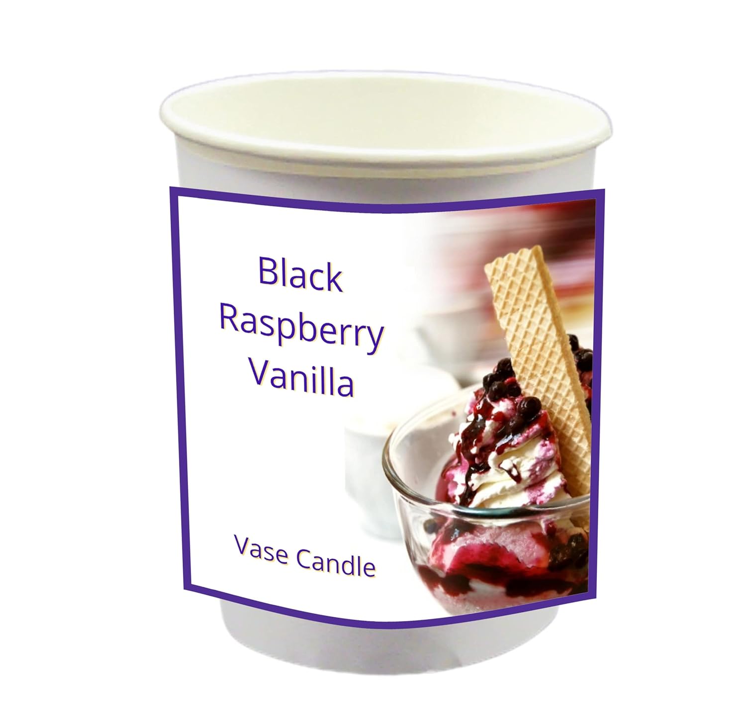 Amazon.com: Black Raspberry Vanilla Vase Candle - Blend of Raspberry ...