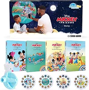 Amazon.com: Moonlite Storytime Mini Projector with 4 Mickey Mouse and ...