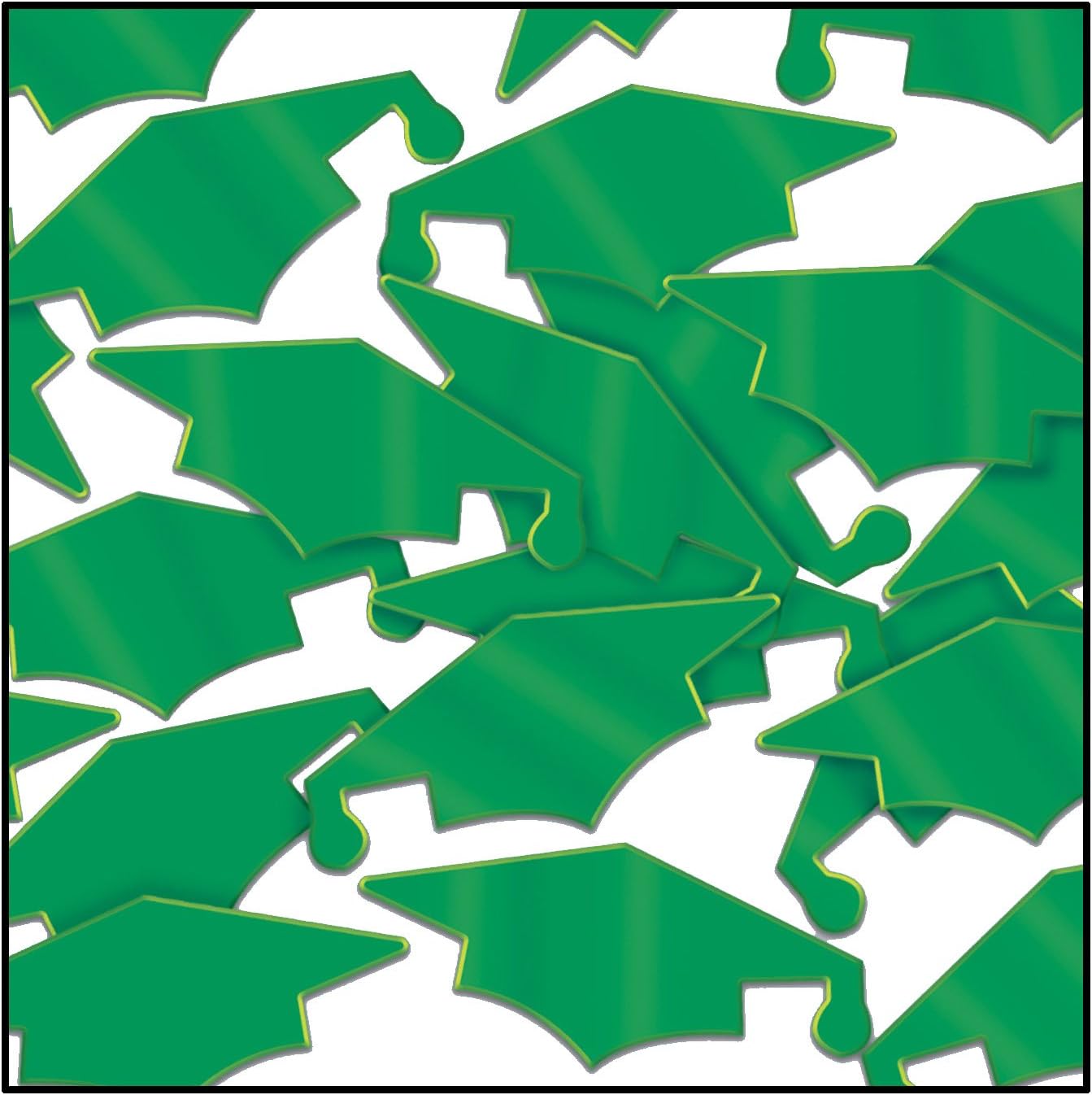 Amazon.com: Beistle Fanci-Fetti Graduate Caps (green) Party Accessory ...