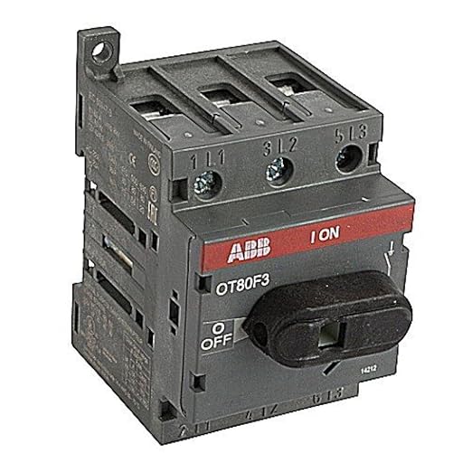 Amazon.com: 1- ABB OT80F3 DISCONNECT NON-FUSIBLE SWITCH, 3P, 80A, UL508 ...