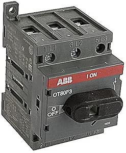ABB OT80F3 DISCONNECT NON-FUSIBLE SWITCH, 3P, 80A, UL508 by ABB ...