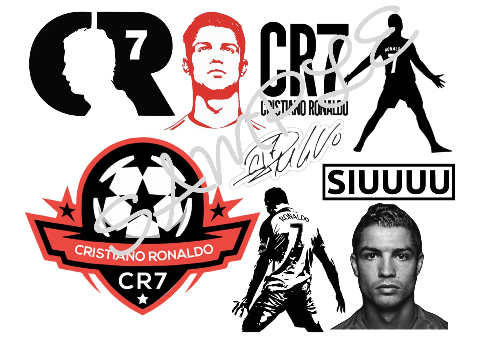 Cristiano Ronaldo Cr7 Edible Icing Sheet A4 Cake Toppers | Desertcart INDIA