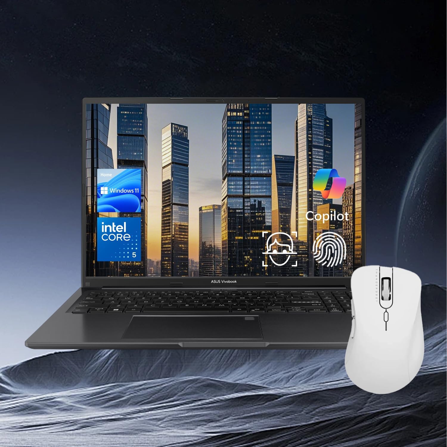 Amazon.com: ASUS Vivobook 16" WUXGA 1920x1200, AI Ultra Laptop, Intel ...