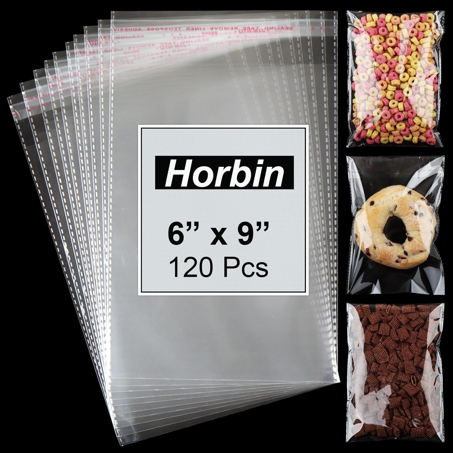 Amazon.com: 120Pcs Cellophane bags, 6x9 Self Sealing Cellophane Bags ...