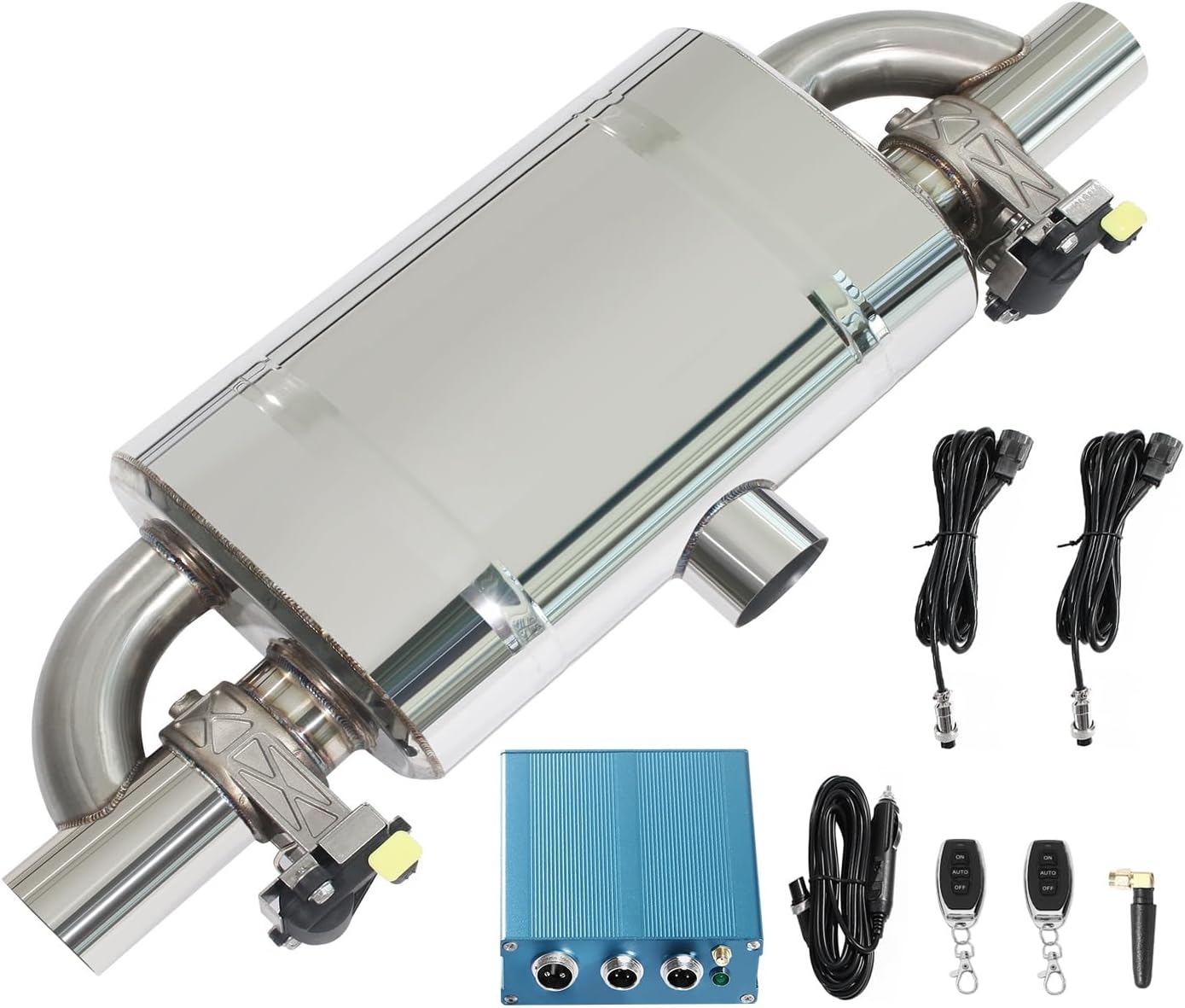 Amazon.com: Valved Muffler Kit, T Style Electronic Muffler with Valve ...