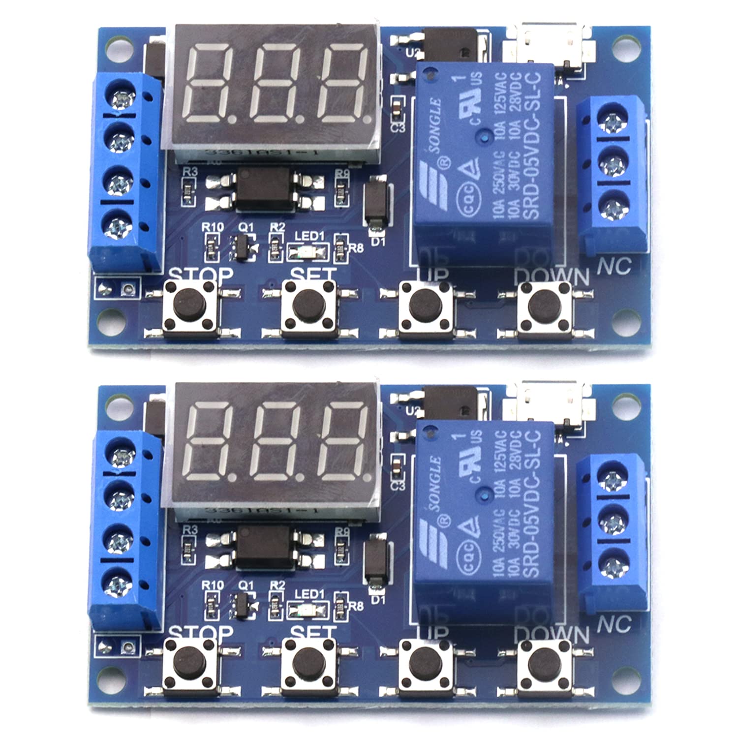 6V-30V Timer Relay Module with LED Display - 2PCS Philippines | Ubuy