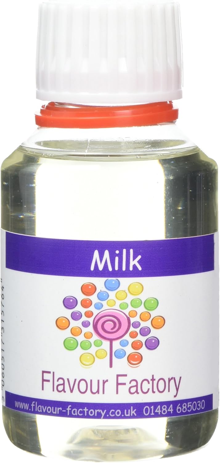 Flavour Factory Intense Food Flavouring, Milk, 100 ml : Amazon.co.uk ...