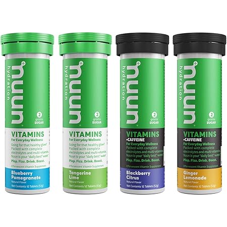 Amazon.com: Nuun Vitamins: Vitamins + Electrolyte Drink Tablets, Mixed ...