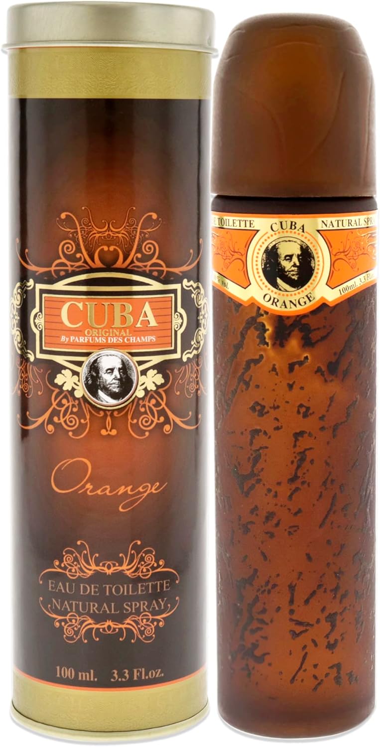 Cuba Orange by Cuba for Men - 3.4 oz EDT Spray : Fragluxe: Amazon.com ...