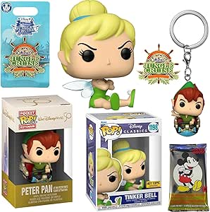 Amazon.com: Tink Adventure & Peter Pop! Figure Vinyl Characters Bundled ...