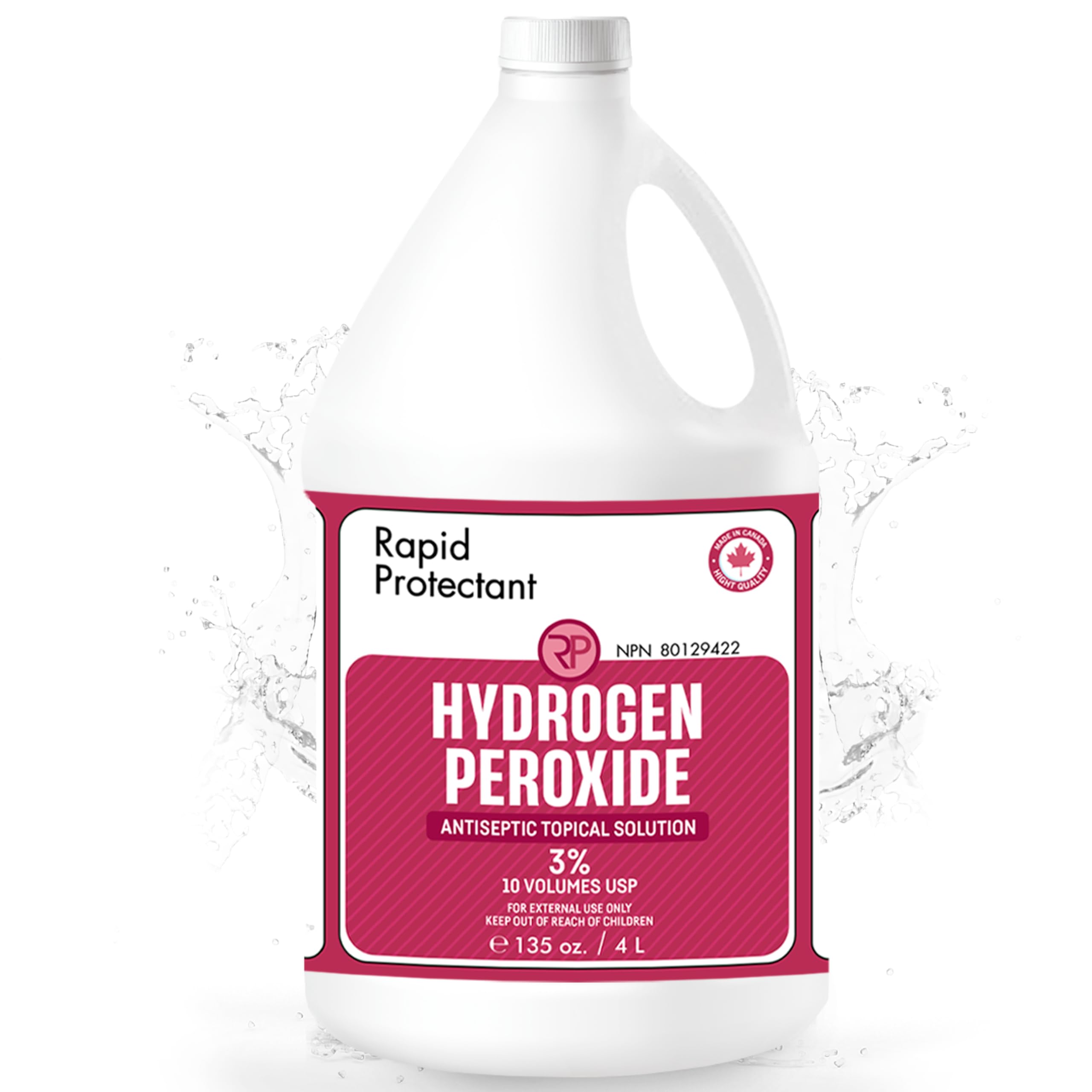 Hydrogen Peroxide 3% 4 Liter : Amazon.ca: Industrial & Scientific