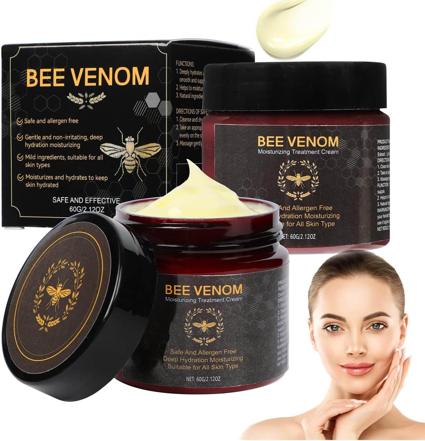 Amazon.com: Bee Venom Cream,Bee Venom Comprehensive Cream, Bee Venom ...