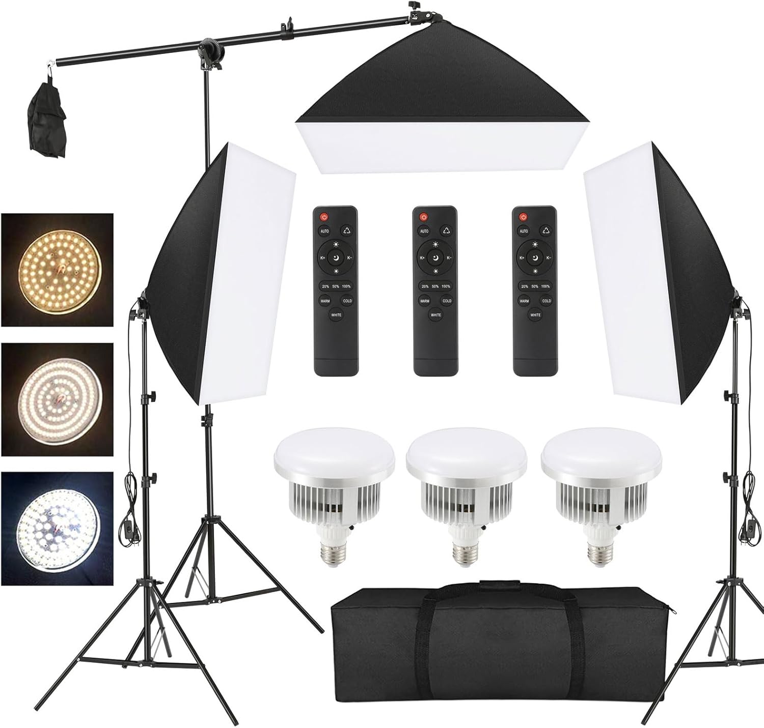 Amazon.com : Tiandirenhe Studio Photography Lighting Kit, Softbox ...