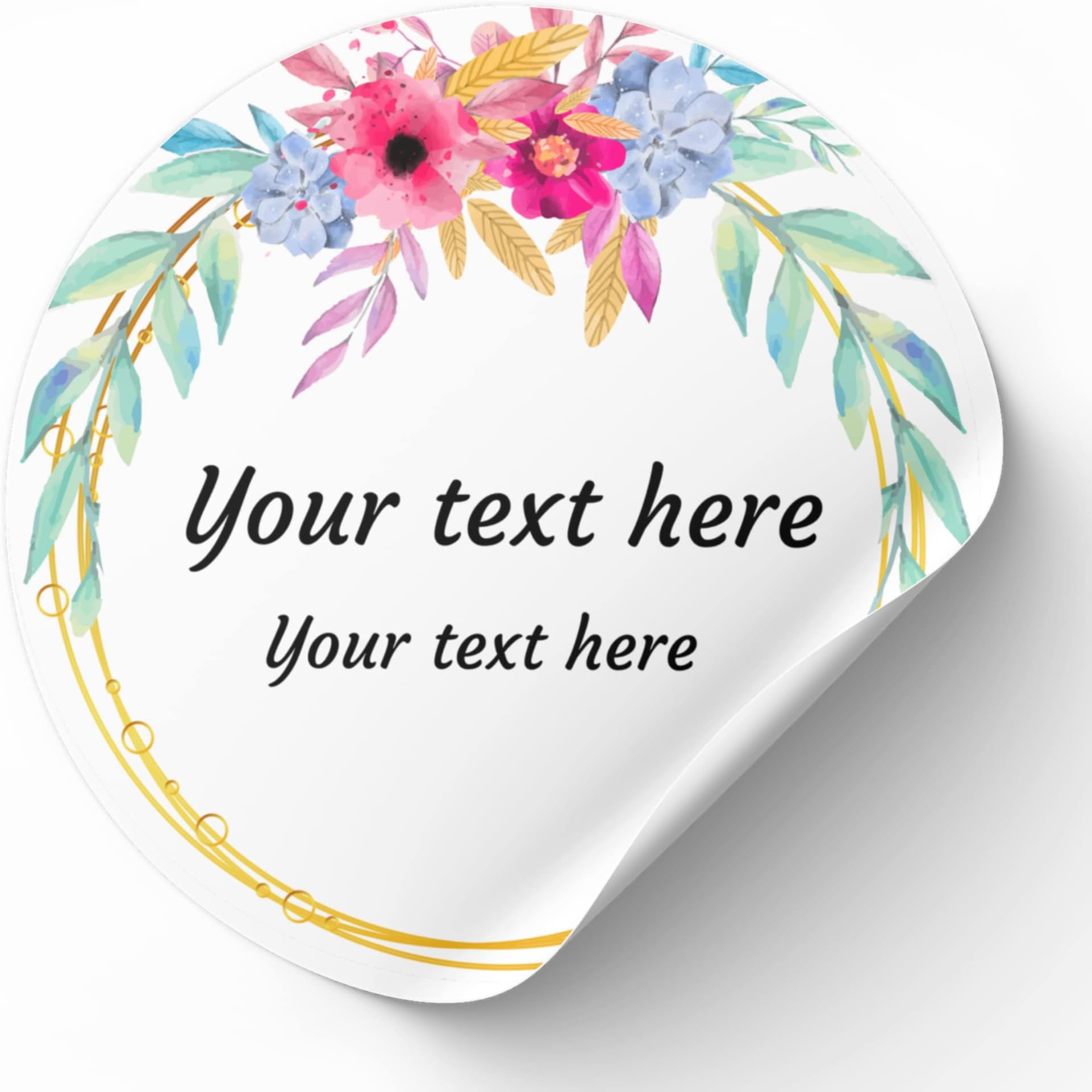 Personalised Home Baking Labels Design Pink Food Mixer Any Name Added ...