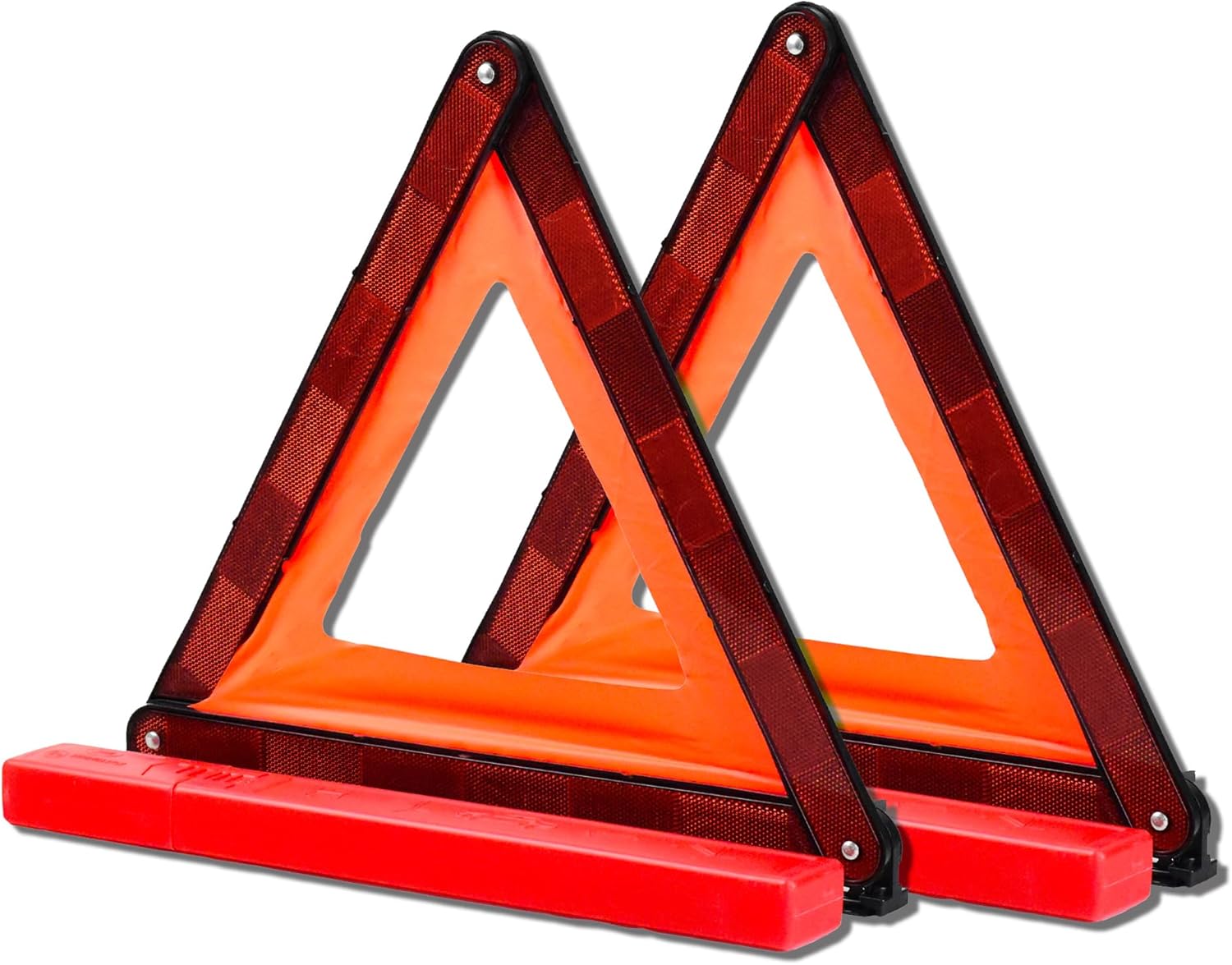Deflecto Pack of 2 Foldable Warning Triangle, Complies with ECE R27 ...