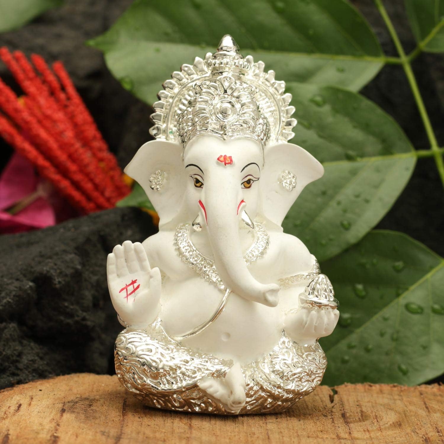 Amazon.com: Satre Online and Marketing 2.6" Small Ganesha Statue/Mini ...