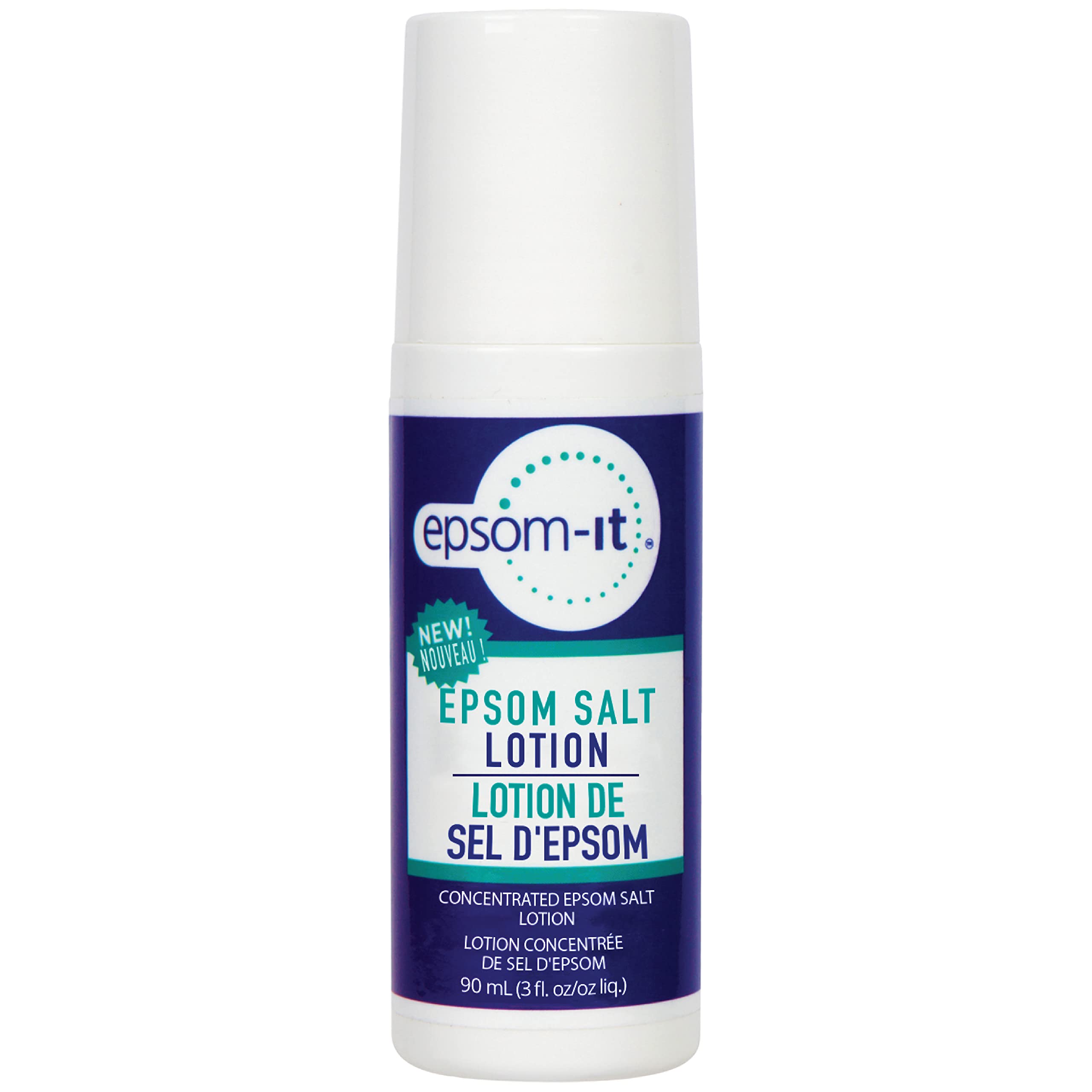 EPSOM-IT Epsom Salt Lotion Roll-On Concentrated Magnesium Sulfate Cream ...