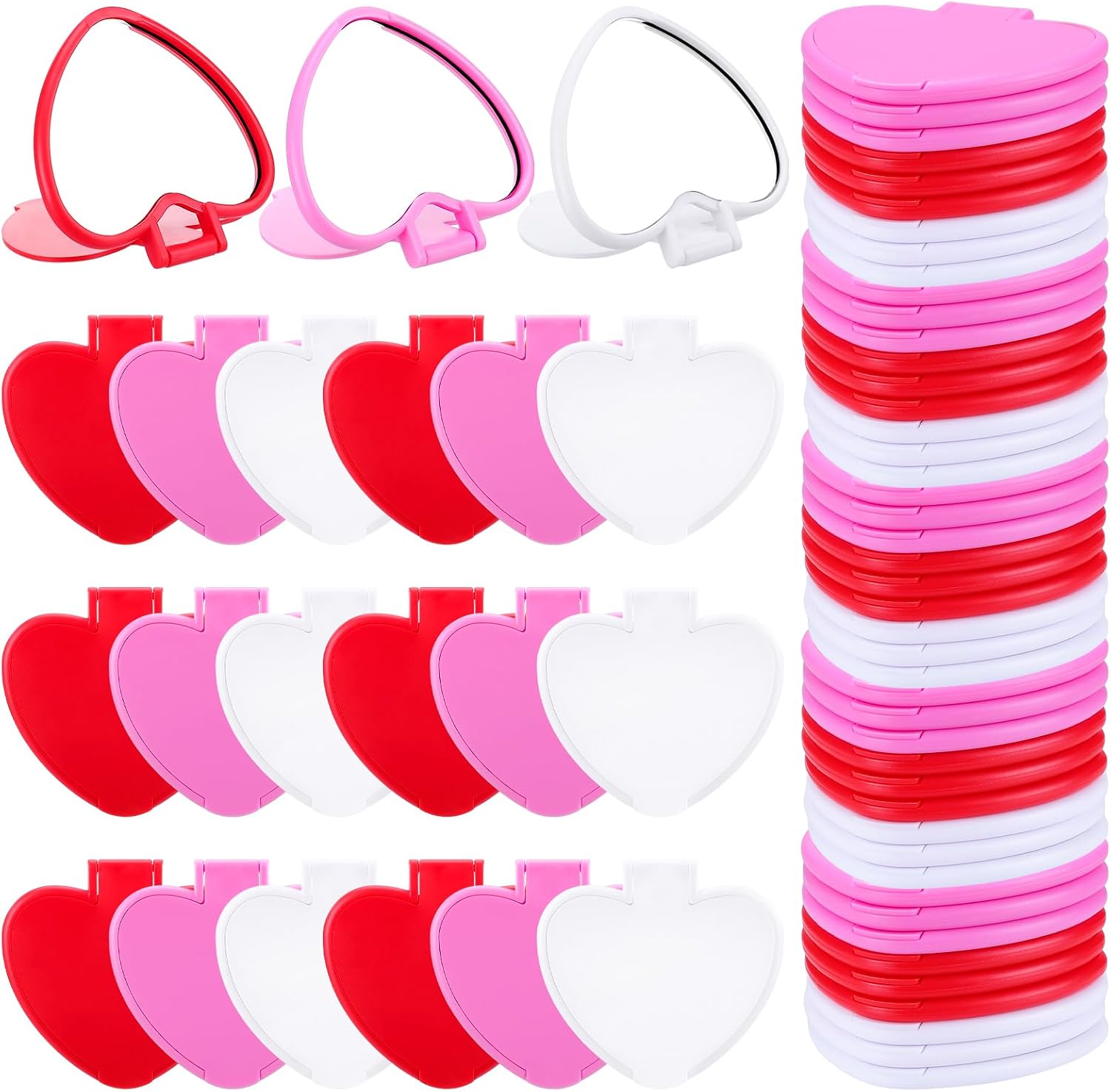 YXSJAS 12Pcs Compact Mirrors Lady Gifts Bulk Mini Folding Mirror 2.4 In ...