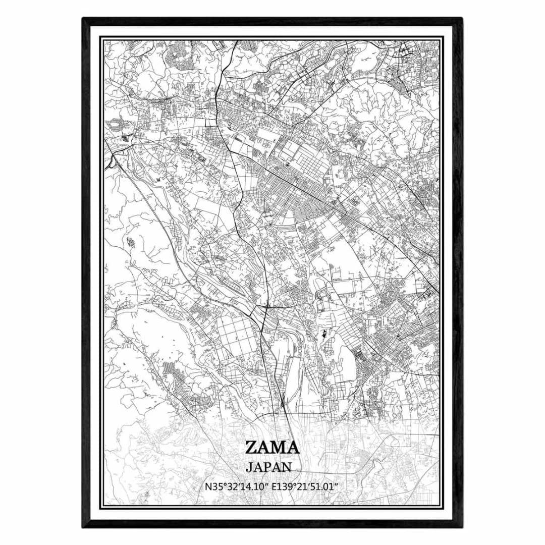 Map Of Zama City Japan