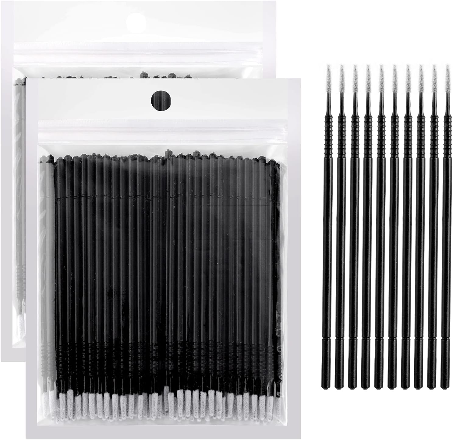 Amazon.com: Shintop 300pcs Micro Applicator Brushes, Disposable Eyelash ...
