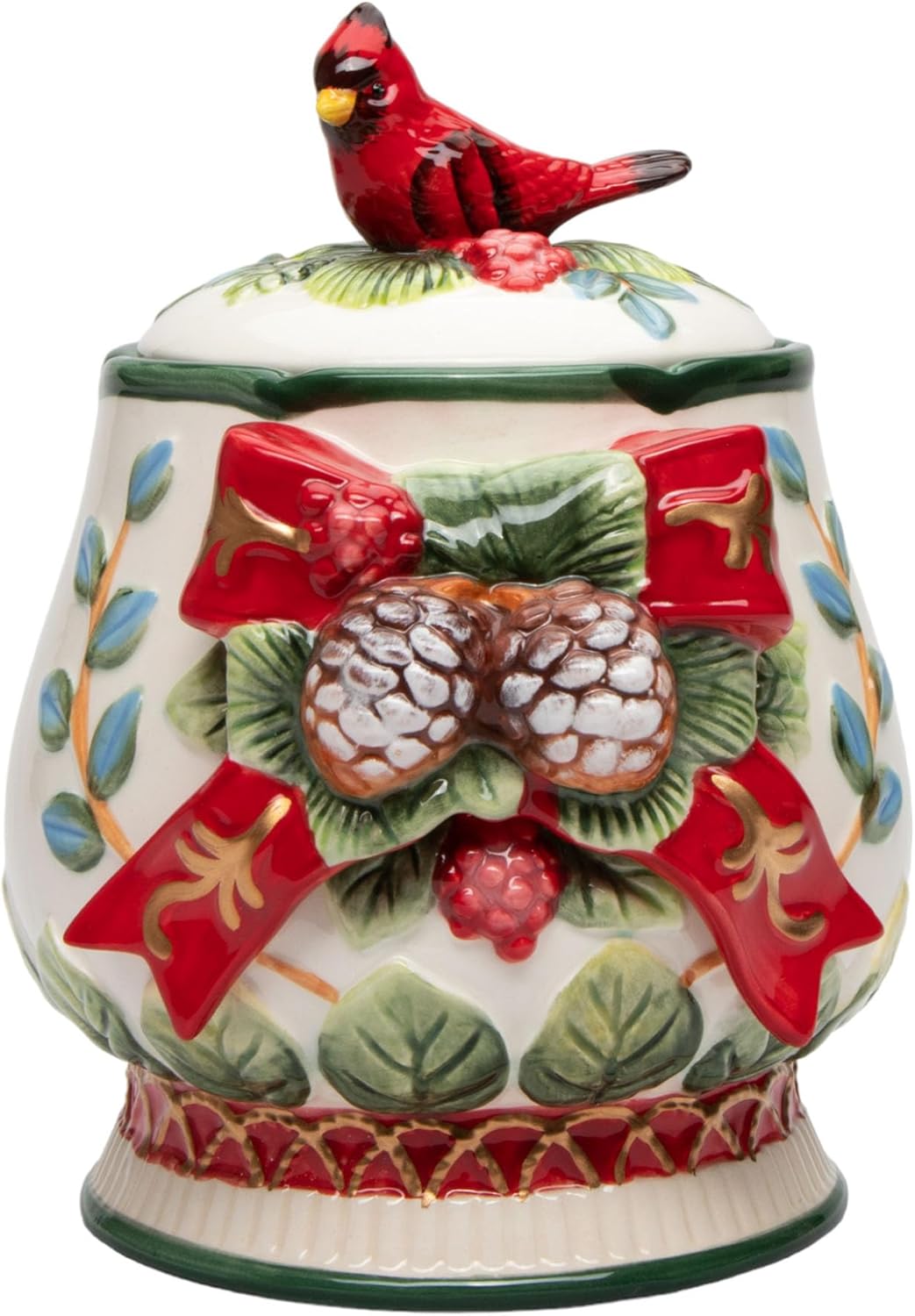 Amazon.com: Cosmos Gifts Evergreen Holiday Red Cardinal Candy Cookie ...