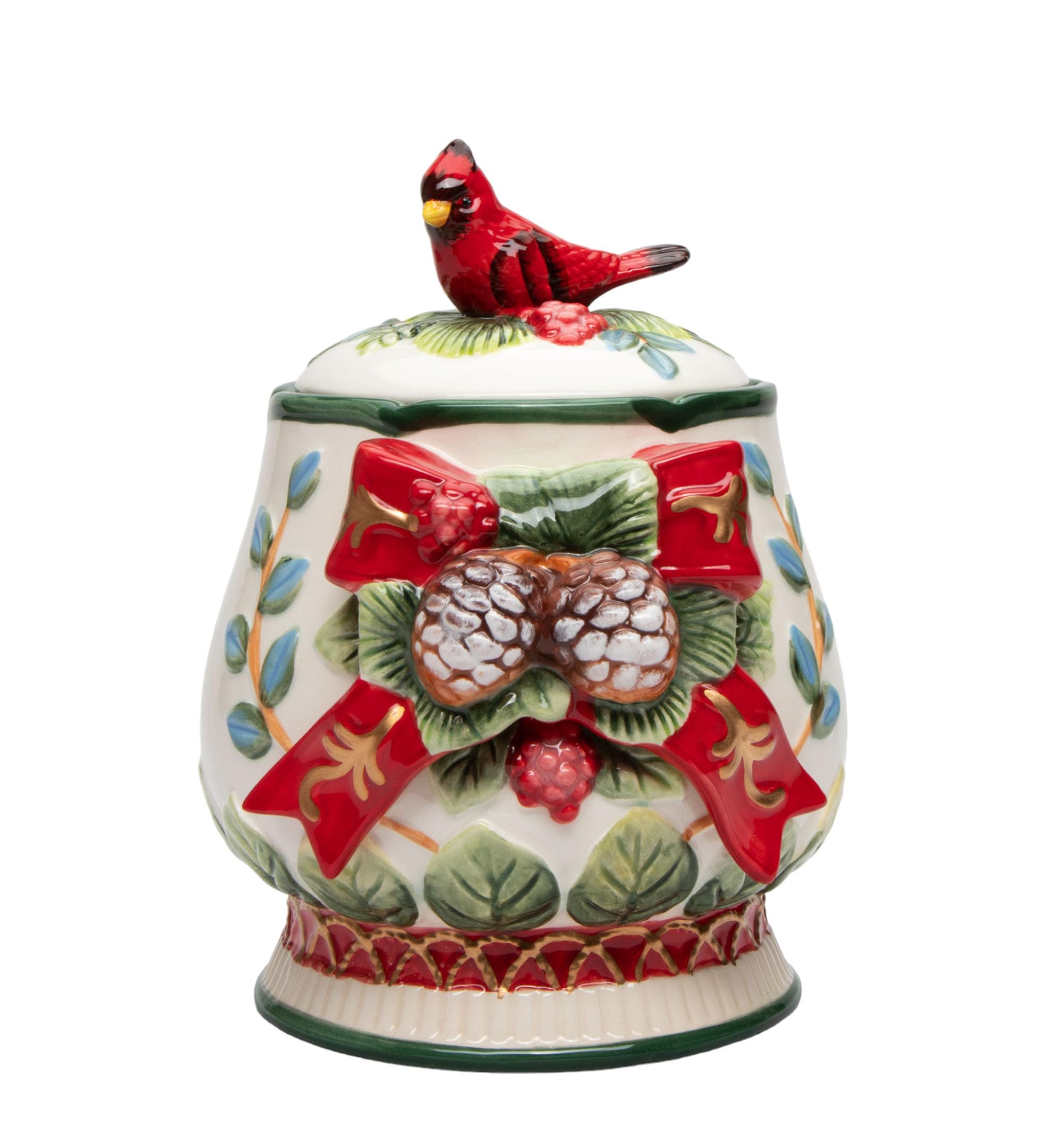 Amazon.com: Cosmos Gifts Evergreen Holiday Red Cardinal Candy Cookie ...