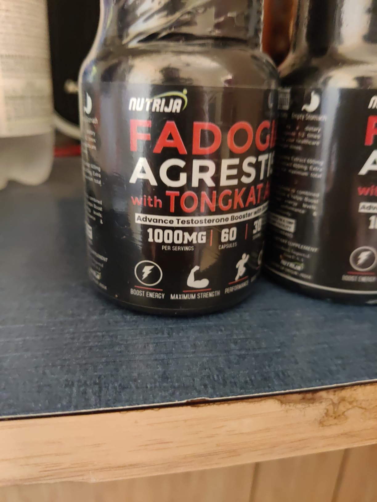 NutriJa Fadogia Agrestis 600mg & Tongkat Ali 400mg with Boron ...