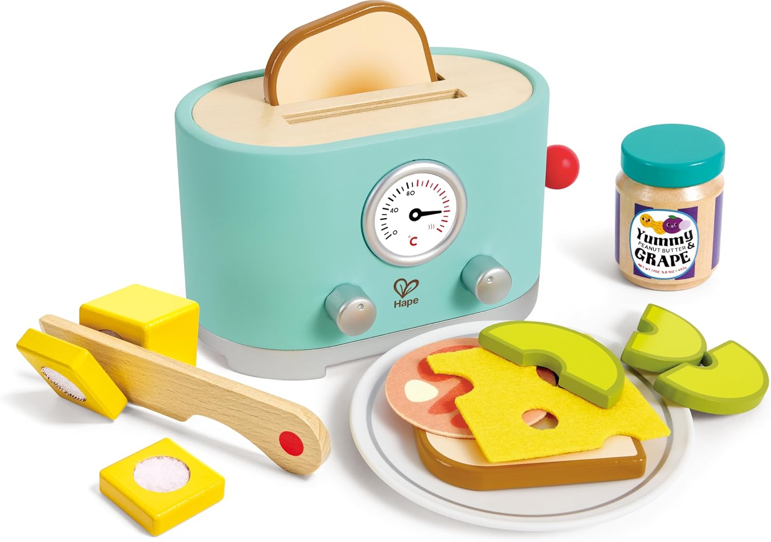 Amazon.com: Hape Ding & Pop-Up Toaster : Home & Kitchen