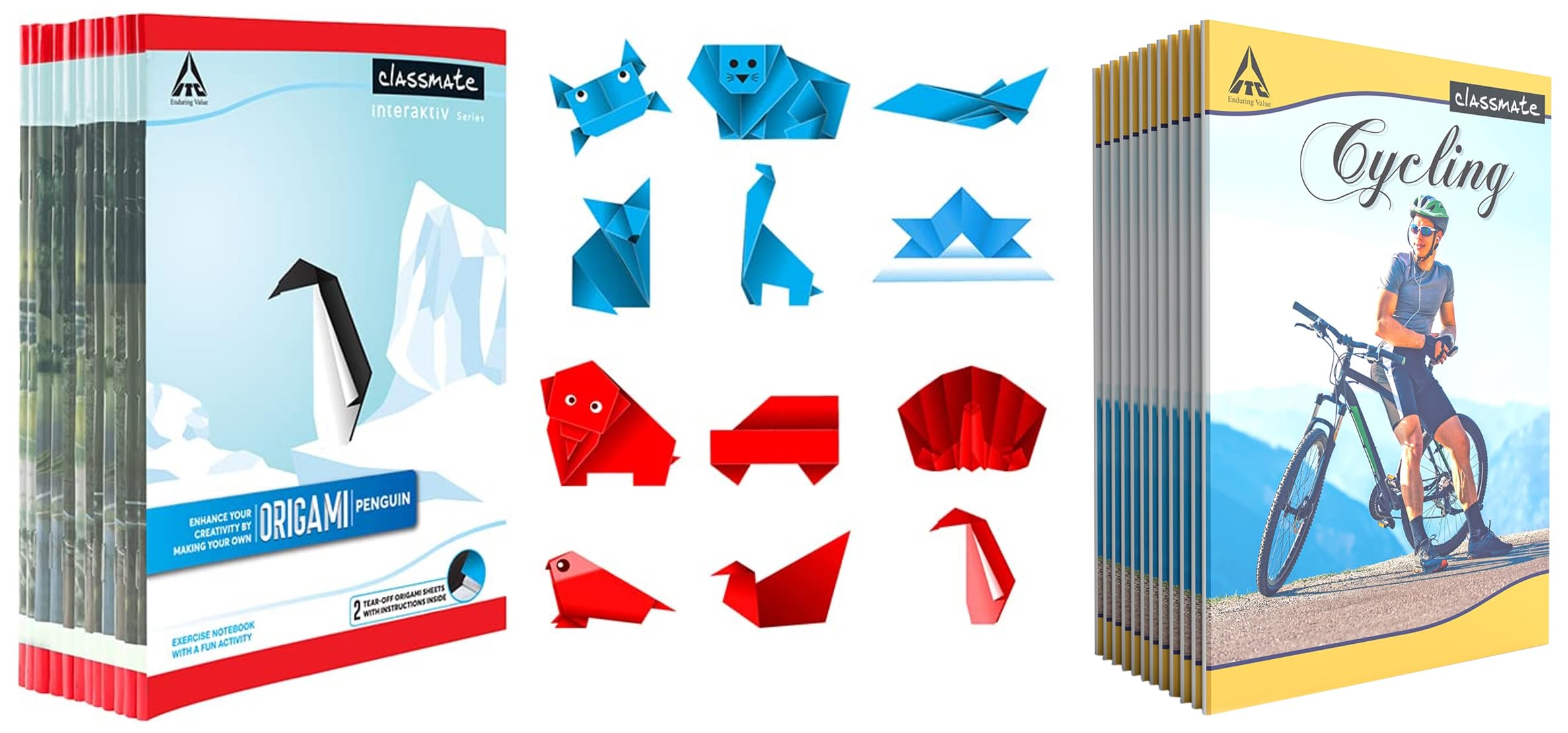 Classmate Origami Notebooks - Unruled, 168 Pages, 240 mm x 180 mm ...