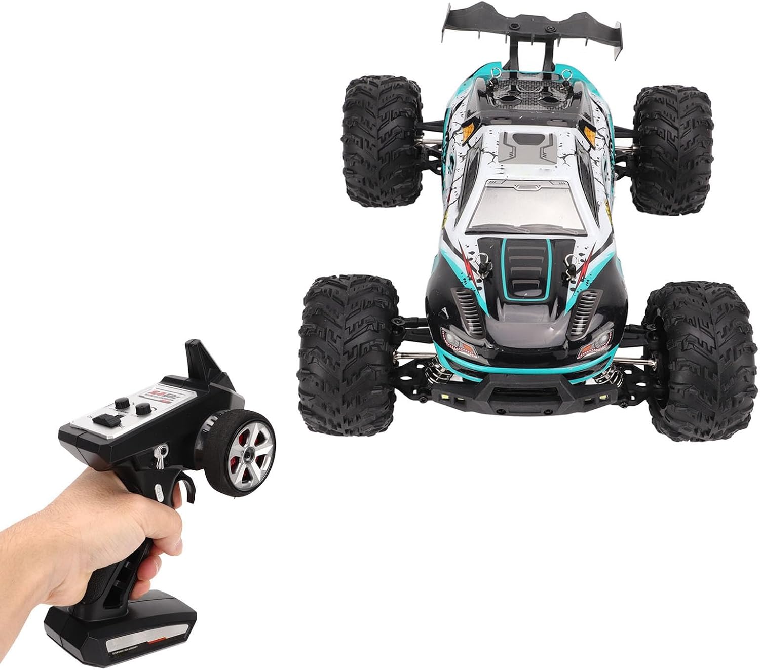 Amazon.com: 1/16 4WD Fast Remote Control Car Off-Road Rc Trucks 70kmh ...