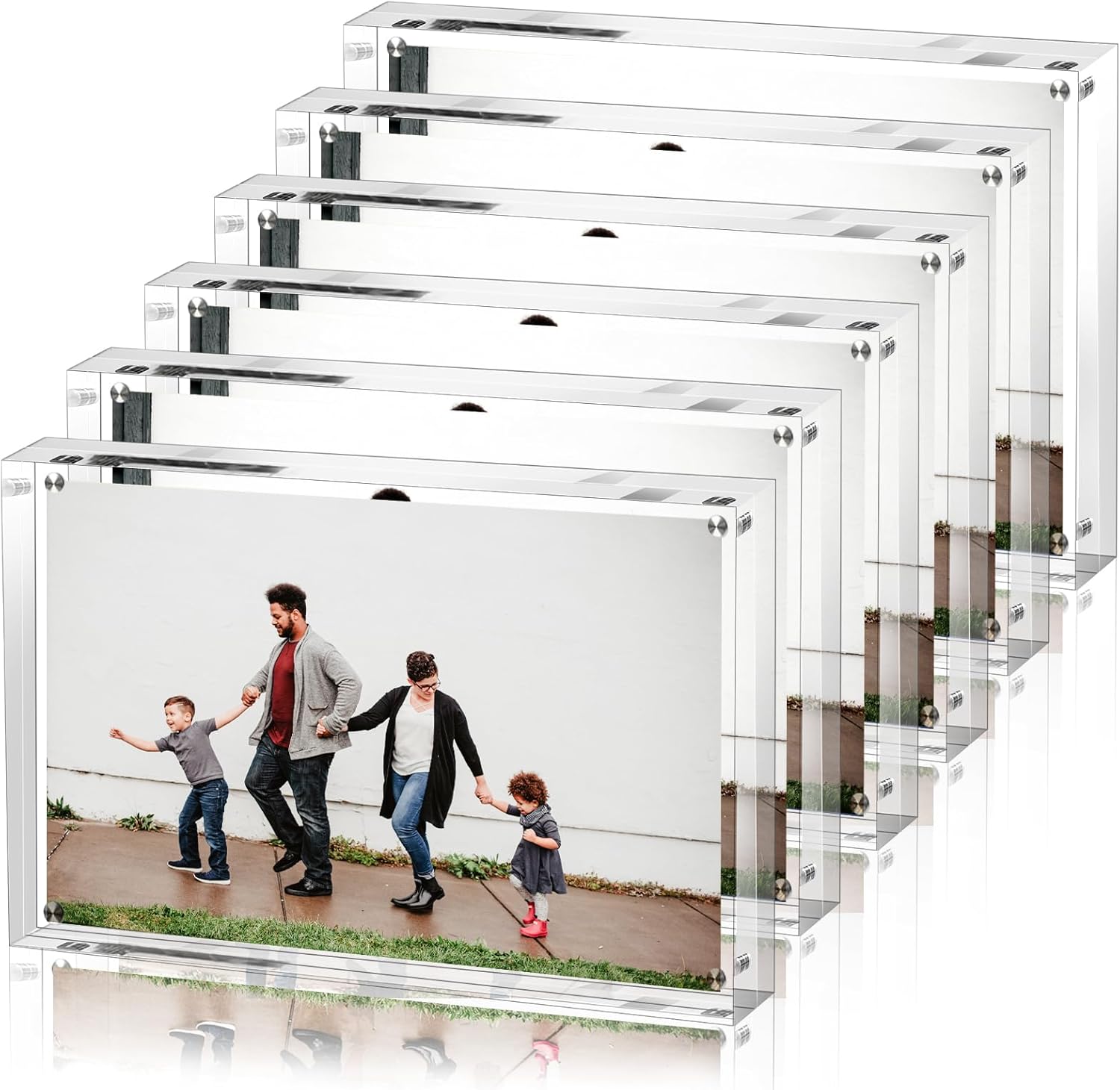 Amazon.com - NEUERMOND 6 PACK Clear Acrylic Picture Frames 5x7 inch ...