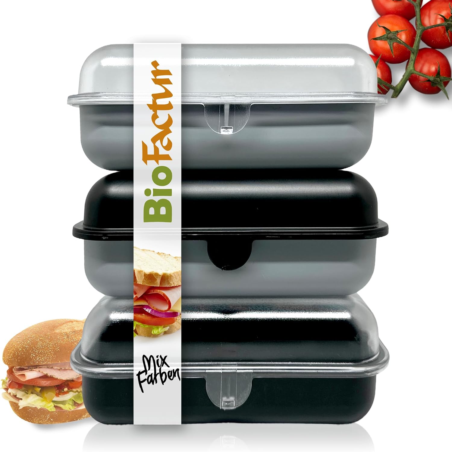 BioFactur Organic Lunch Box for Adults, Children, BPA-Free Organic ...