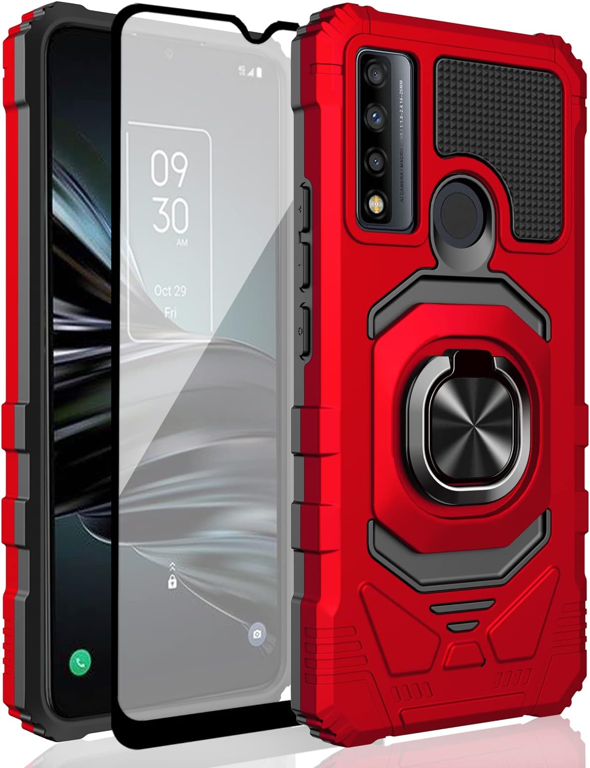 Amazon.com: AKINIK for TCL 30 XE 5G Phone Case(Not Fit TCL 30 XL), with ...