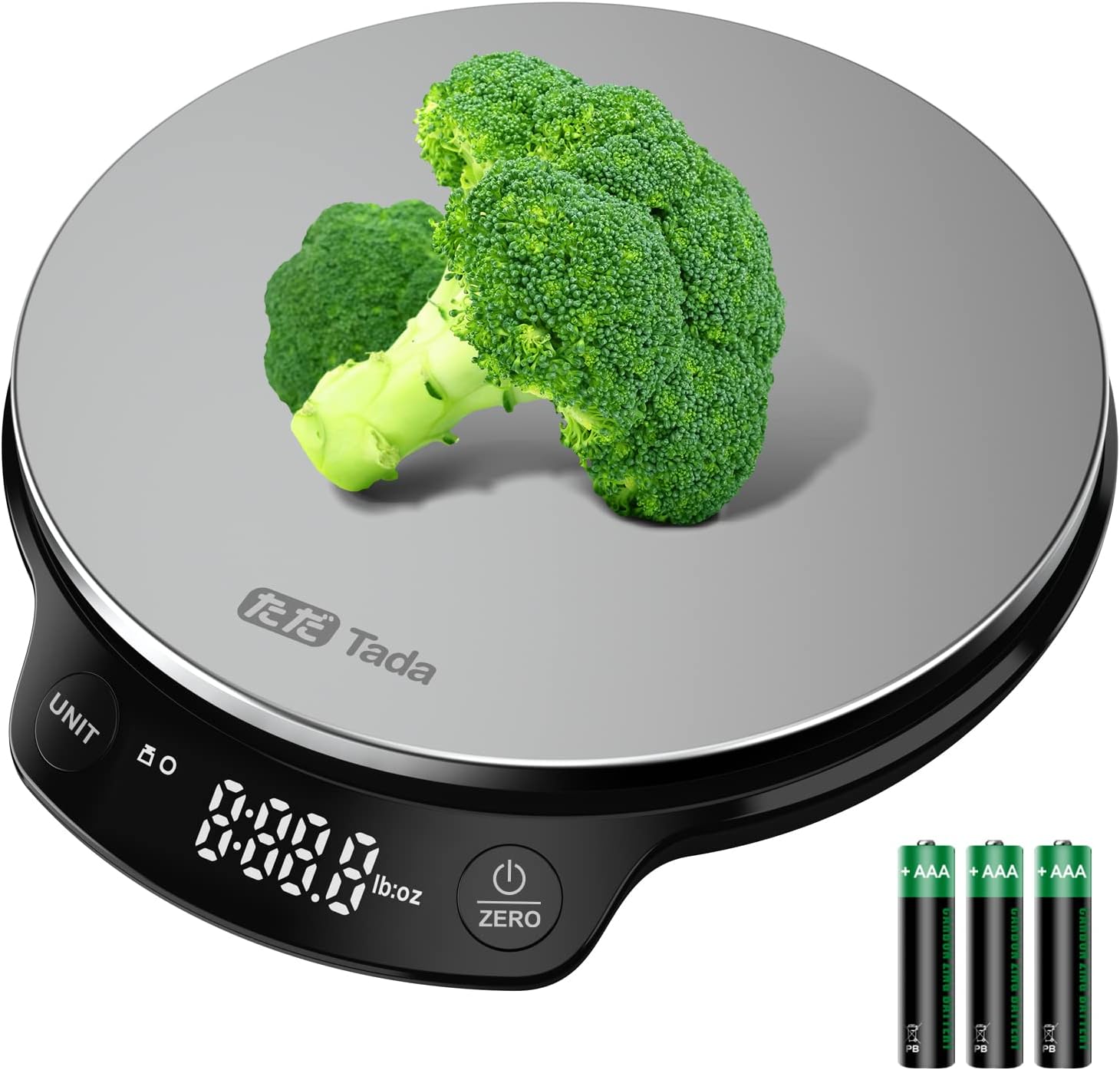 Amazon.com: TADA Digital Food Kitchen Scale 11lb/5kg with 0.01oz/0.1g ...