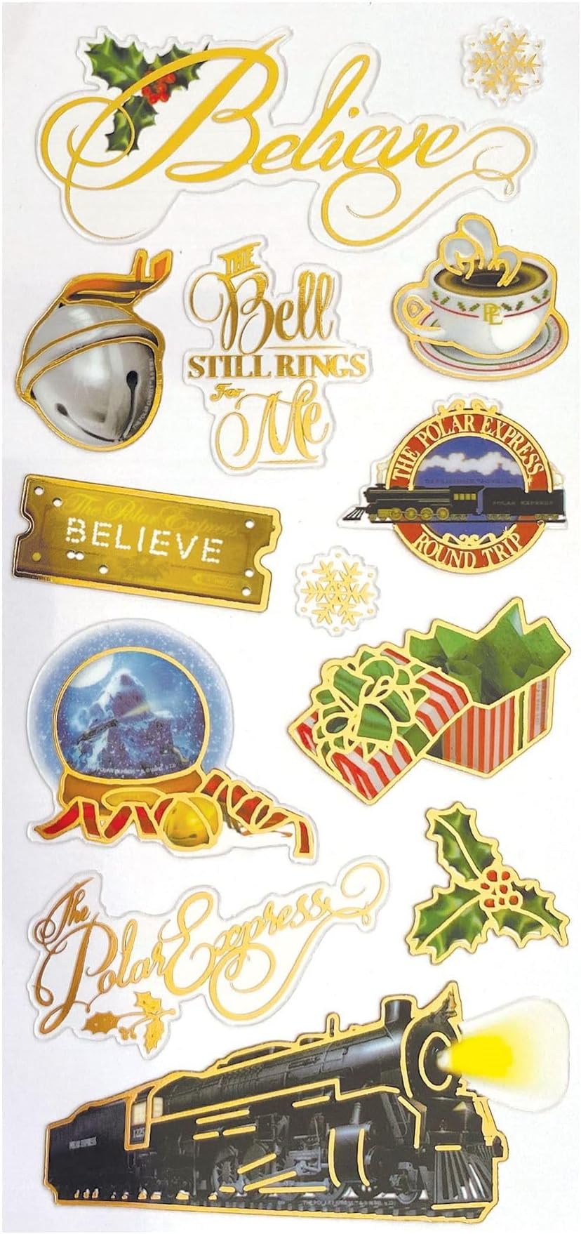 Amazon.com: Paper House Productions Polar Express Shiny Foil Enamel ...