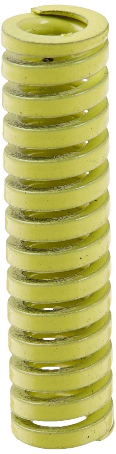 Die Spring, Extra Heavy Duty, Closed & Ground Ends, Yellow, 10mm Hole ...