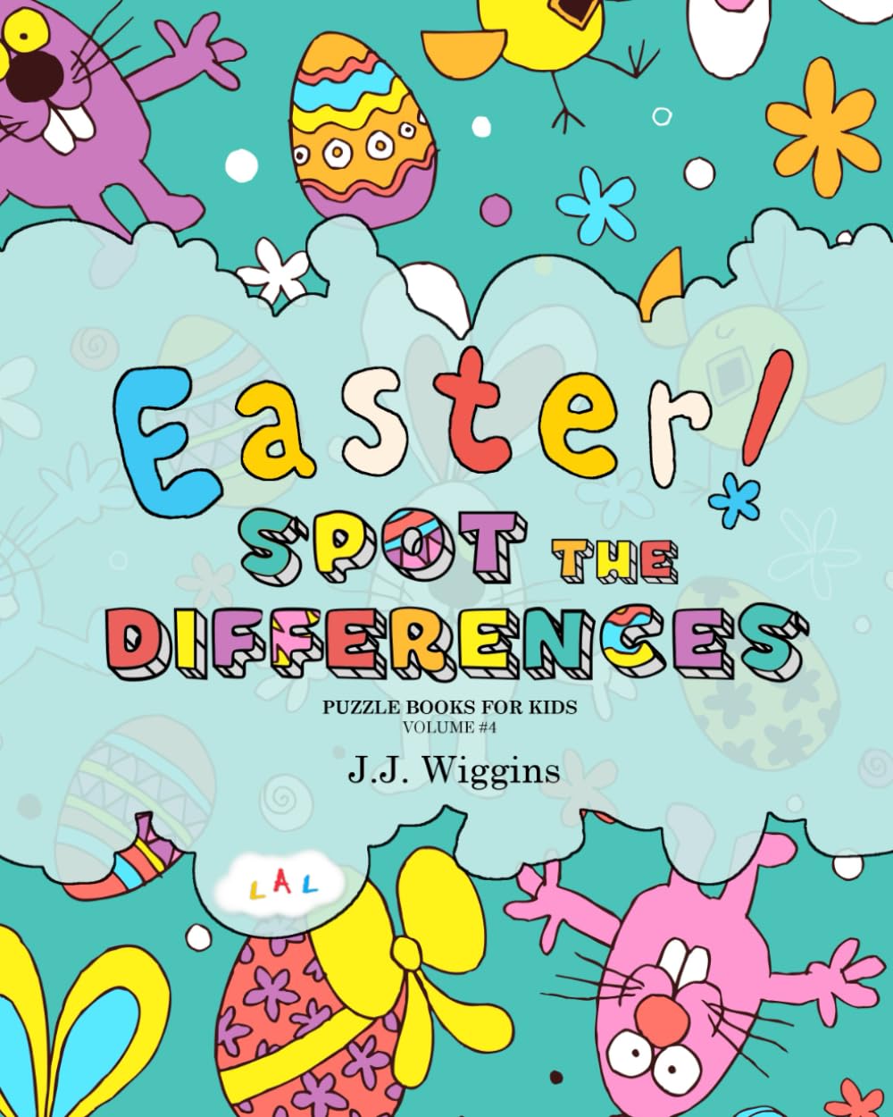 Spot the Differences: Easter (Puzzle Books for Kids): Wiggins, J.J ...