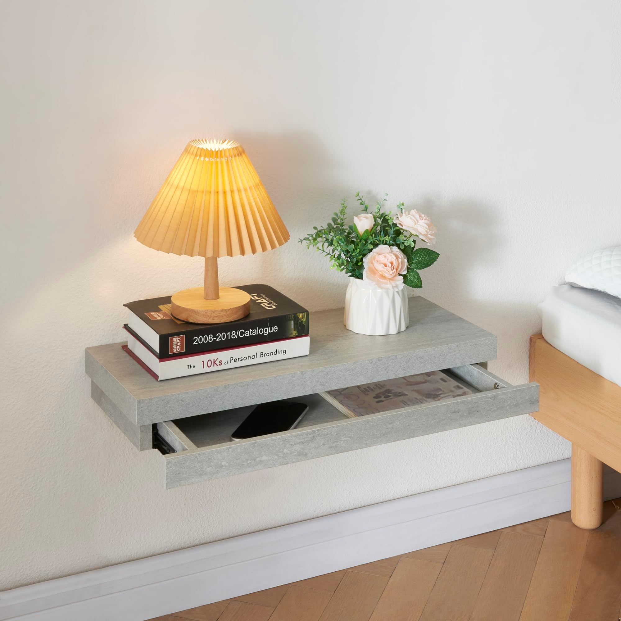 Carlo Milano Étagère Murale avec tiroir Secret - Noir : Amazon.fr ...